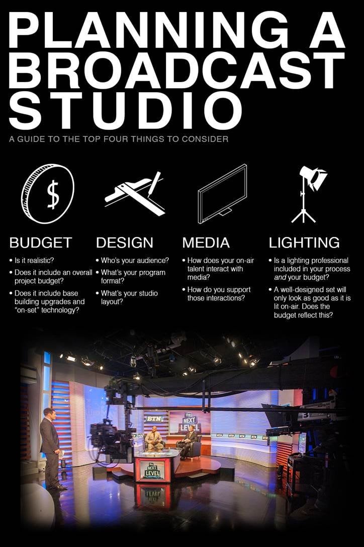 Top Things to Consider When Planning a Broadcast Studio - Provost